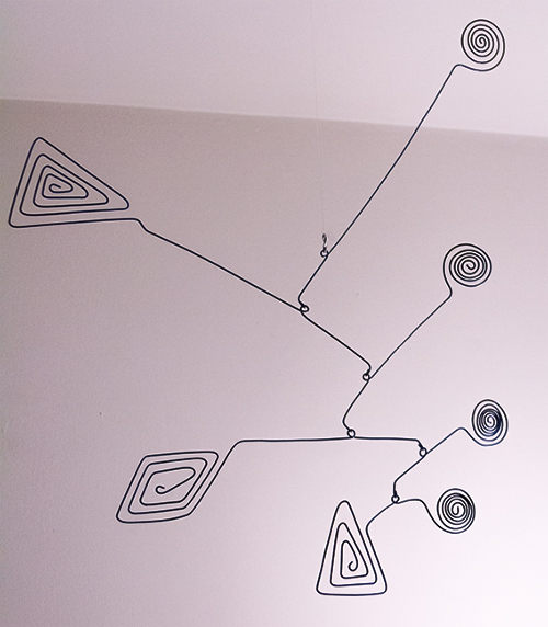 Wire Mobile: “Angular and Round” | Abstract Art by Dan Sisken