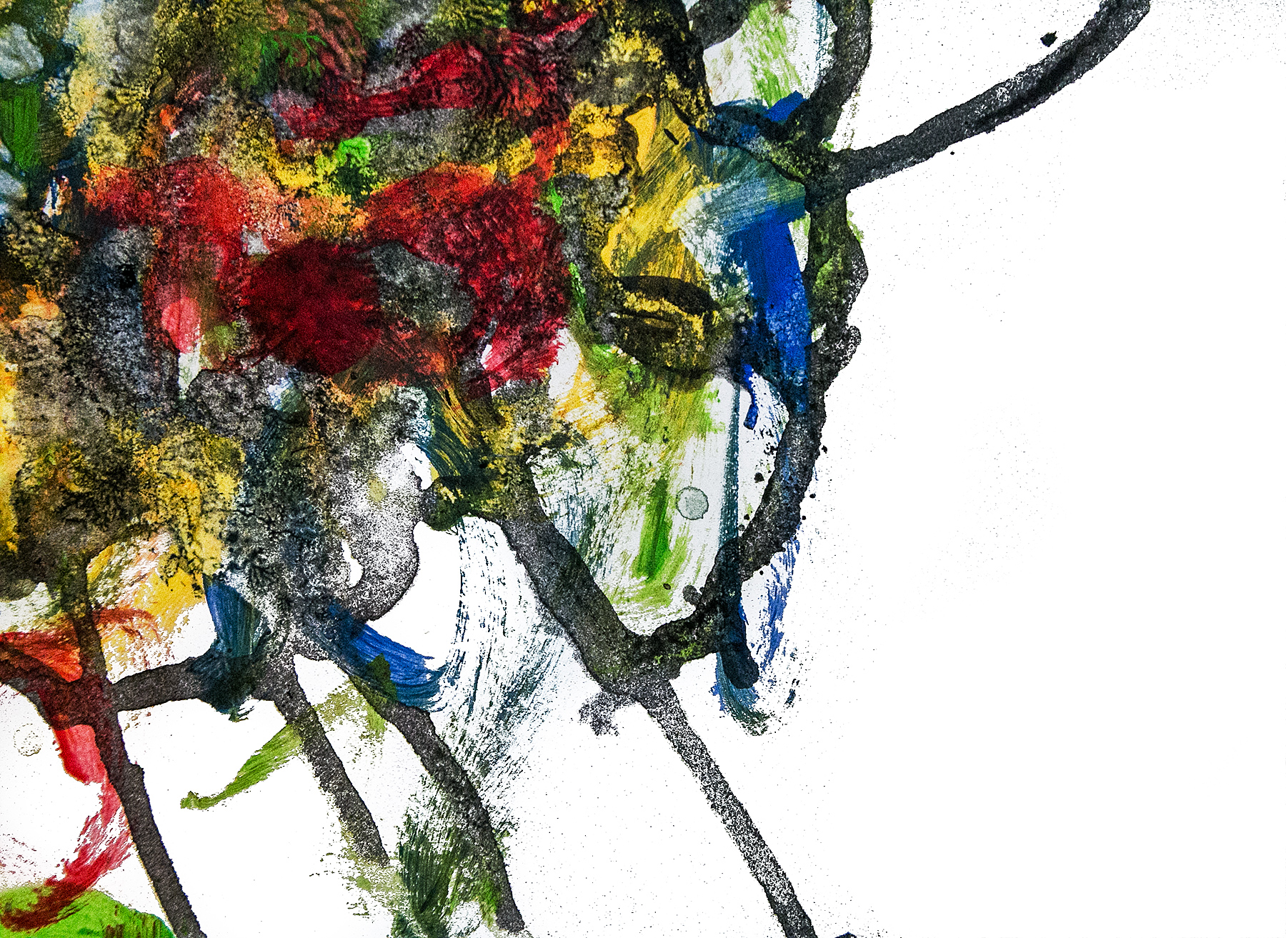 Acrylic Beast | Abstract Art by Dan Sisken