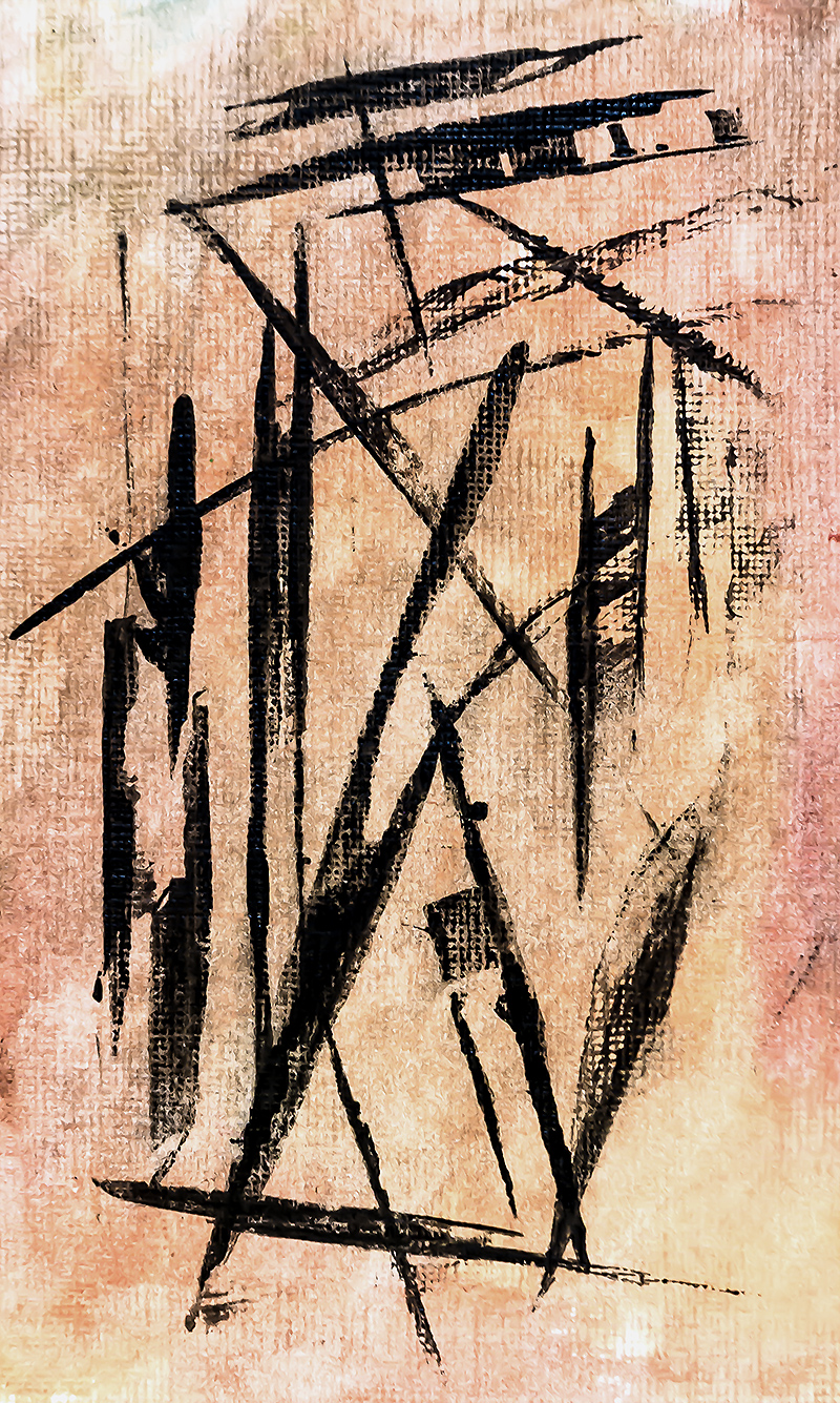 Obtuse and Vertical | Abstract Art by Dan Sisken